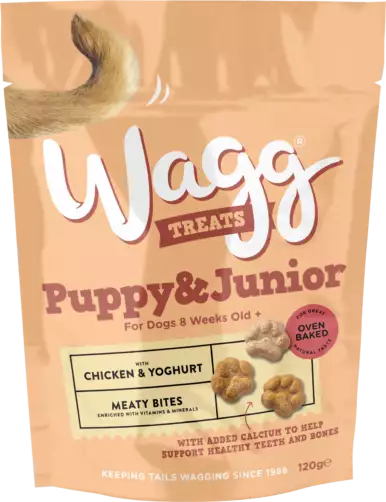 Wagg Puppy & Junior Meaty Bites with Chicken & Yoghurt – Marshalls Pet ...
